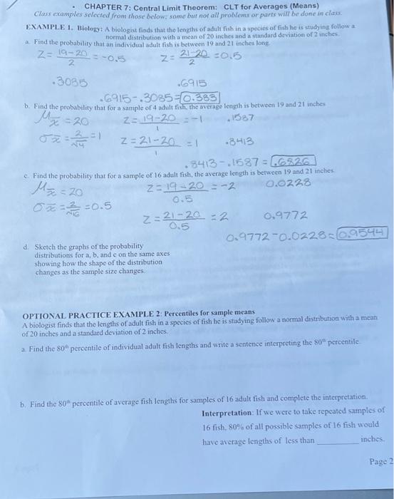 Solved - CHAPTER 7: Central Limit Theorem: CLT for Averages | Chegg.com