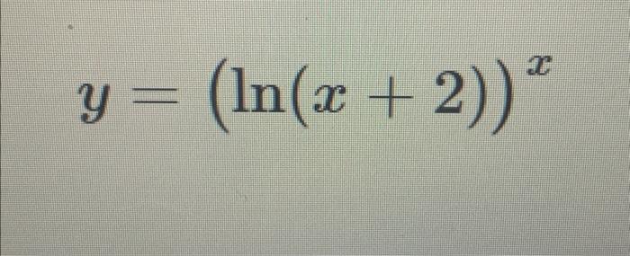 Solved Use logarithmic differentiation to find the | Chegg.com