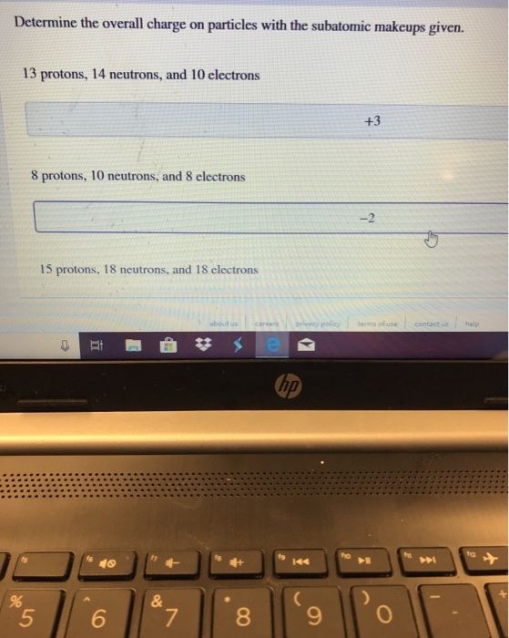 Solved Determine the overall charge on particles with the | Chegg.com