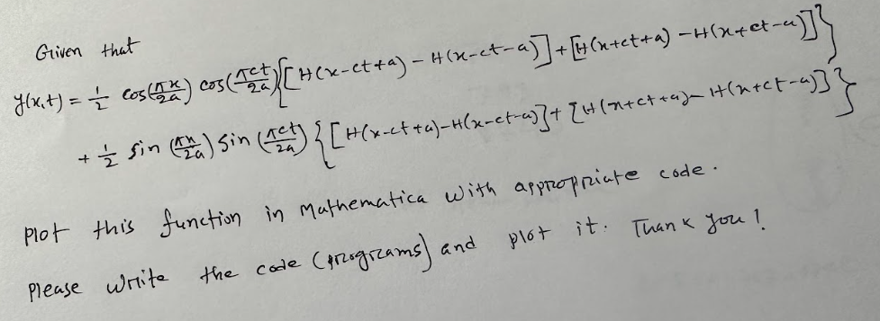 Solved Given Thatplot This Function In Mathematica With 6183