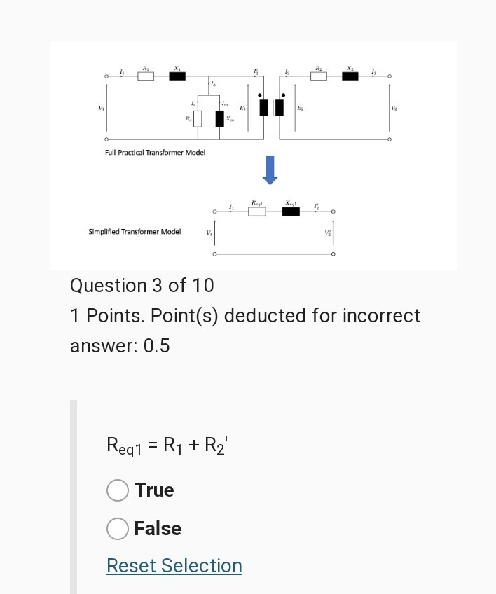 Solved Question 9 of 10 1 Points. Point(s) deducted for | Chegg.com