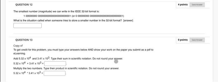 Solved The smallest number (magnitude) we can write in the | Chegg.com