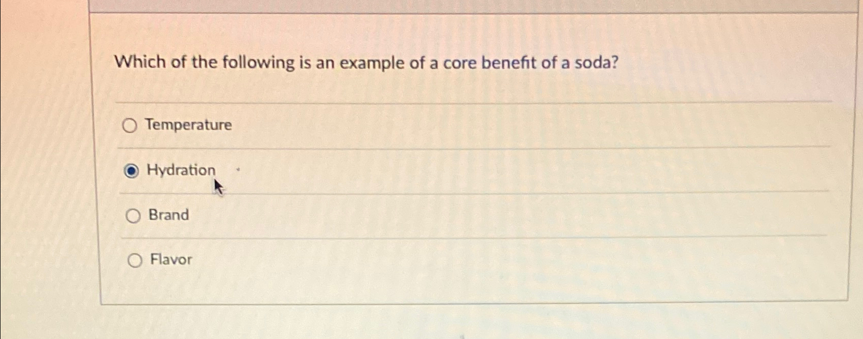 Solved Which of the following is an example of a core | Chegg.com
