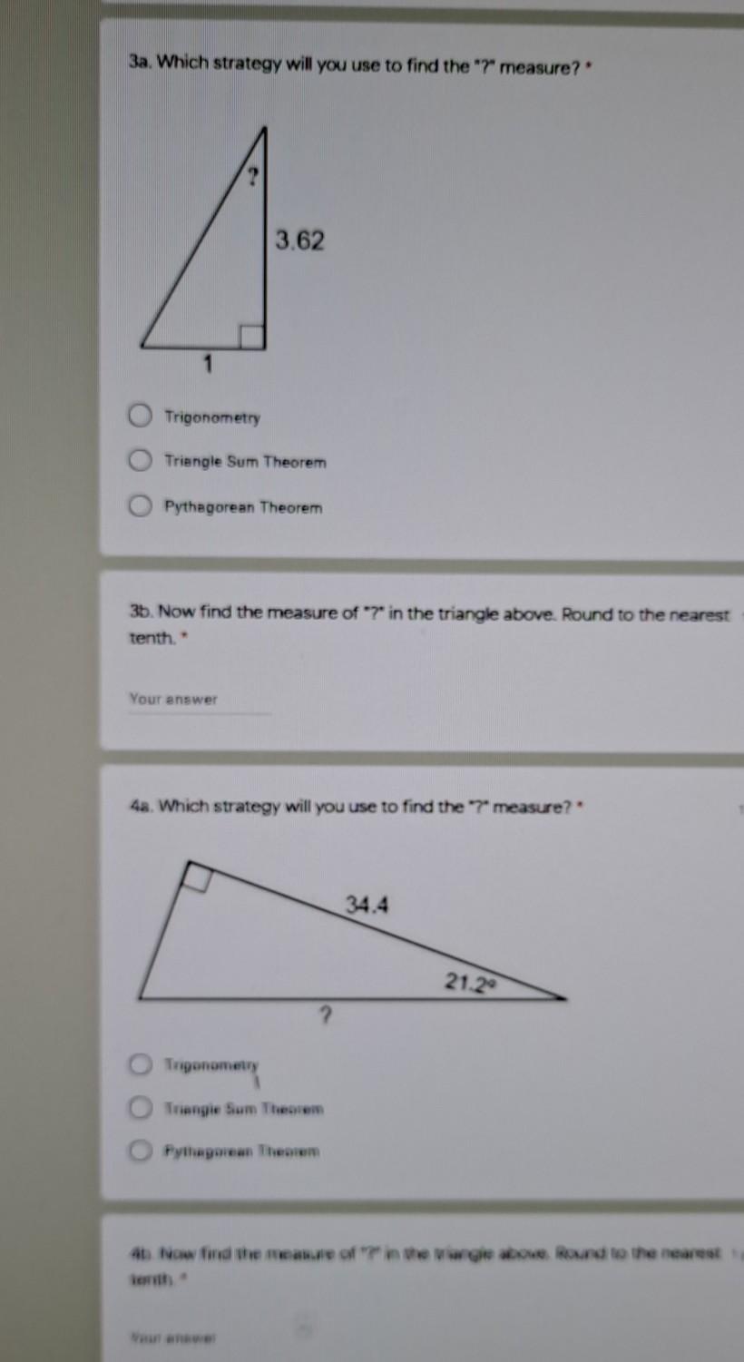 Solved 3a. Which strategy will you use to find the "?" | Chegg.com