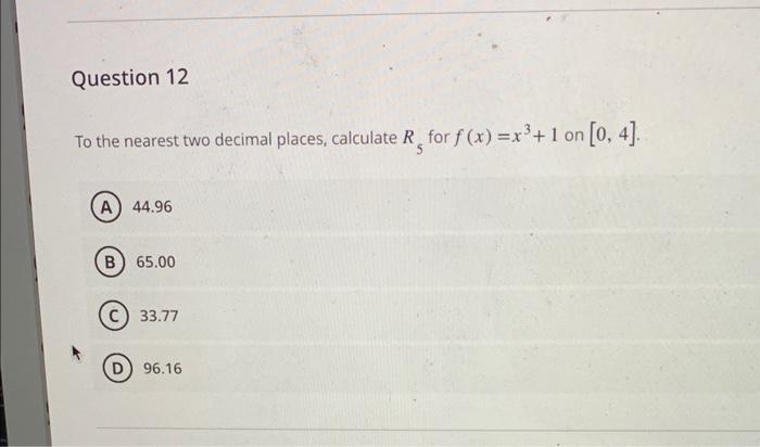 Solved To the nearest two decimal places, calculate R5 for | Chegg.com