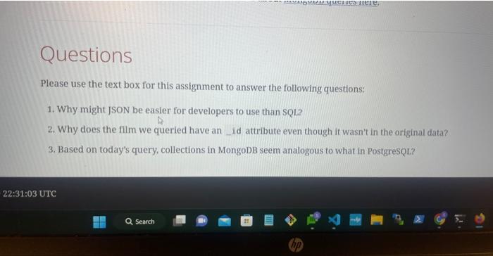 Solved Questions Please use the text box for this assignment | Chegg.com