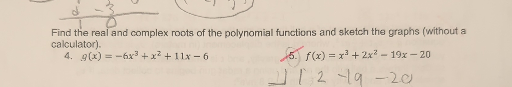Solved Find the real and complex roots of the polynomial | Chegg.com