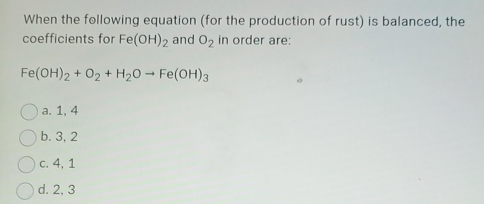 Solved When the following equation (for the production of | Chegg.com