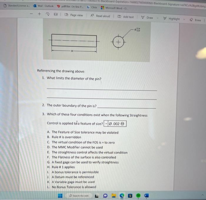 Solved Referencing the drawing above: 1. What limits the | Chegg.com