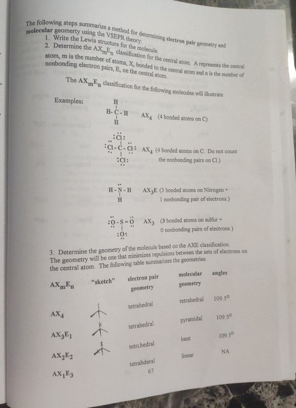 Solved LEWIS STRUCTURES FOR MOLECULES A systematic method | Chegg.com