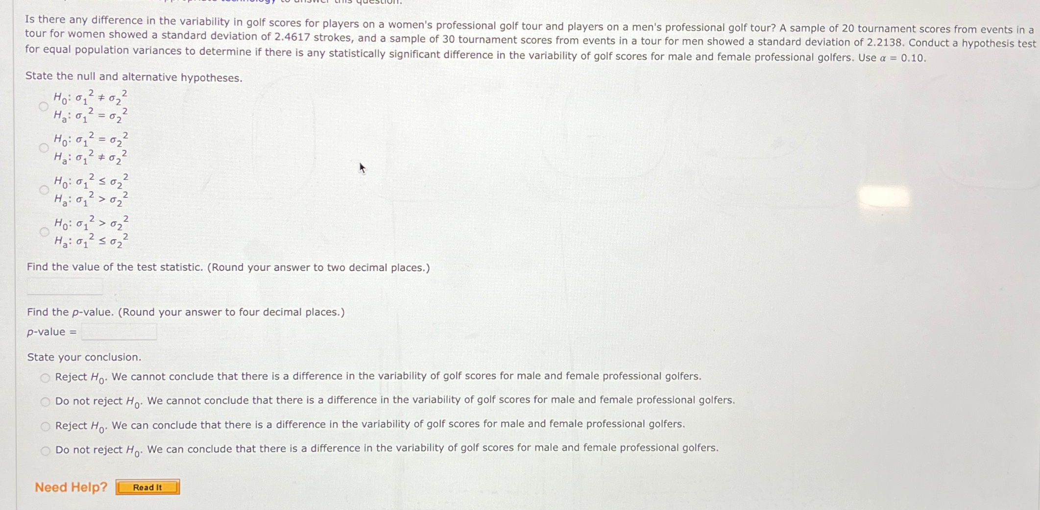 Solved State the null and alternative | Chegg.com