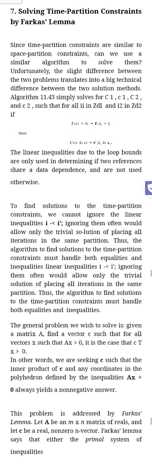 Solved tions. Apply Algorithm 11.59 to each of the | Chegg.com