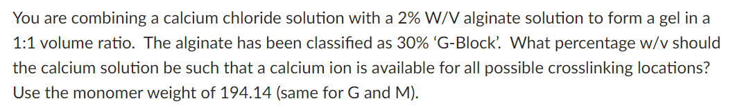 Solved You are combining a calcium chloride solution with a | Chegg.com
