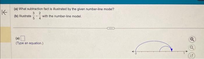 (a) What subtraction fact is illustrated by the given | Chegg.com