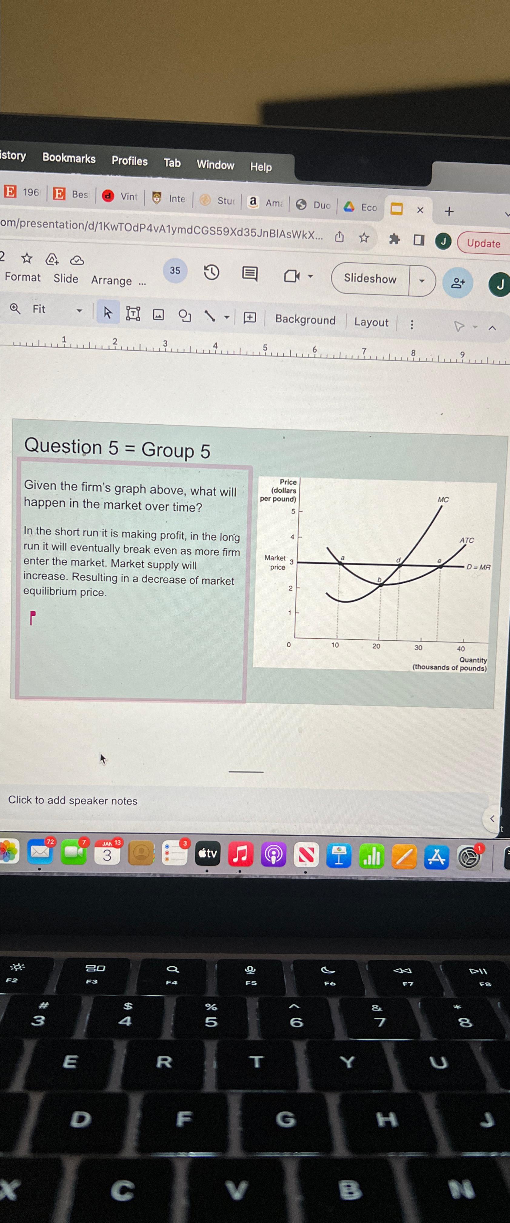 Solved Question 5 = ﻿Group 5Given the firm's graph above, | Chegg.com