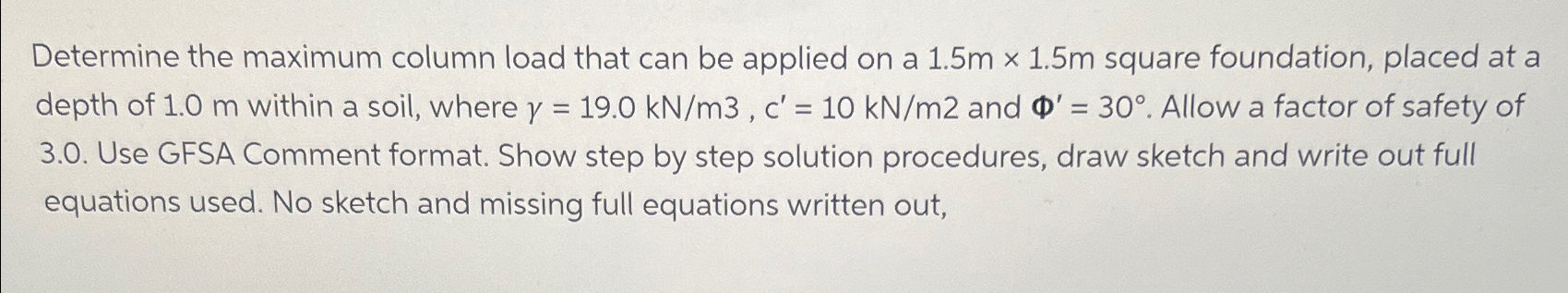 Solved Determine the maximum column load that can be applied | Chegg.com