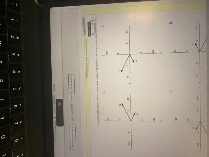 Solved Graph the vectors . u = - 8i - 4j; v = - 4i + 2j | Chegg.com