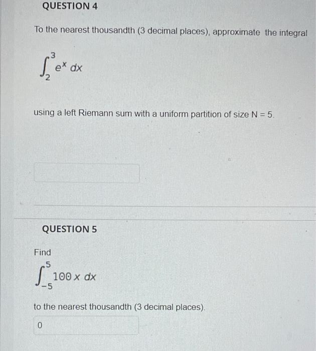 Solved QUESTION 1 To the nearest thousandth (3 decimal | Chegg.com