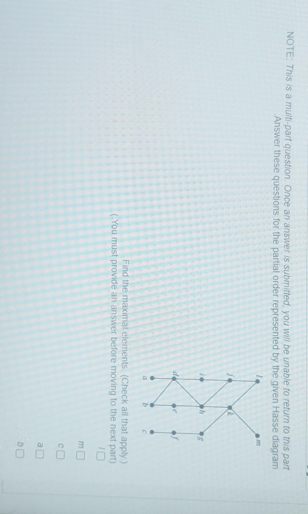 Solved NOTE: This is a multi-part question Once an answer is | Chegg.com