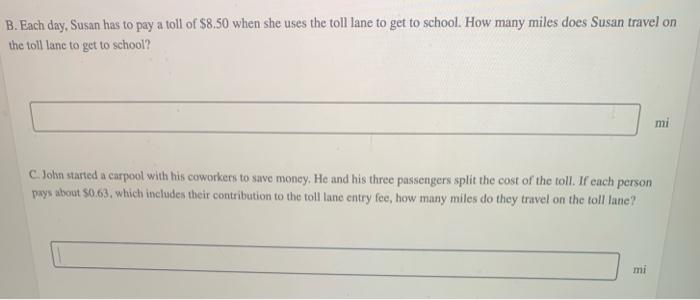 Solved A highway has an optional toll lane that drivers may | Chegg.com