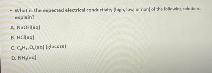 Solved • Predict whether each of the following substances | Chegg.com