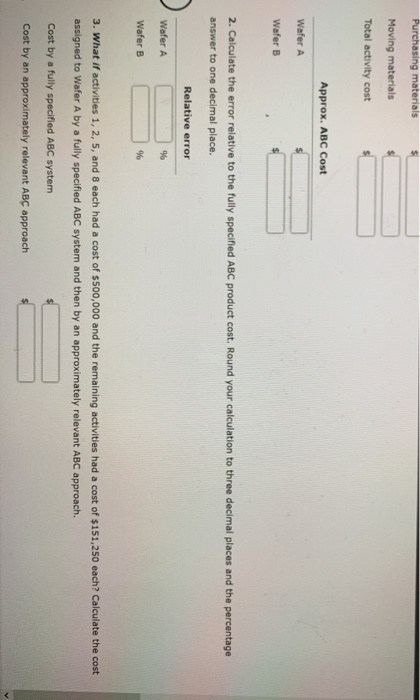 Solved Simplifying the ABC System: Approximately Relevant | Chegg.com