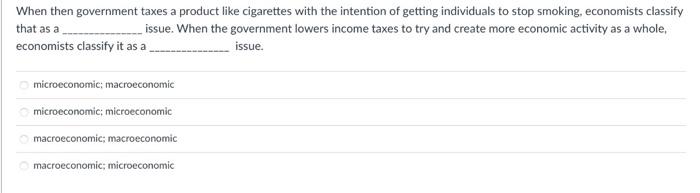 Solved Which of the following would be an example of a | Chegg.com