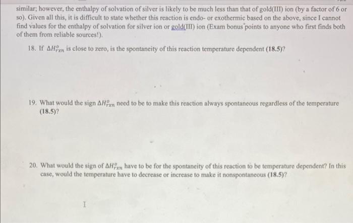 Solved In this worksheet you will 'create' a gold-silver | Chegg.com
