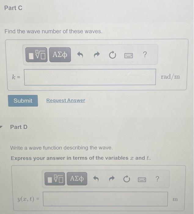 Solved Transverse waves on a string have wave speed v=8.00 | Chegg.com