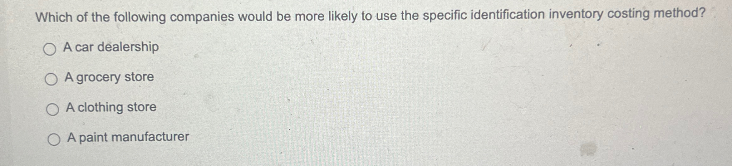Solved Which of the following companies would be more likely | Chegg.com