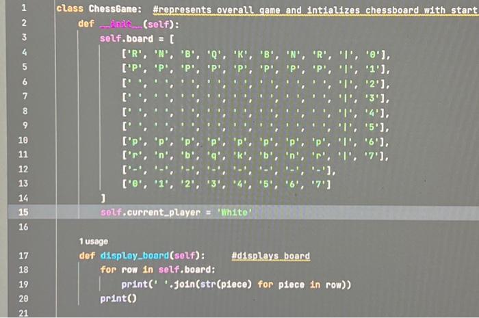 Solved fix coding for movement for queen and bishop, make it | Chegg.com