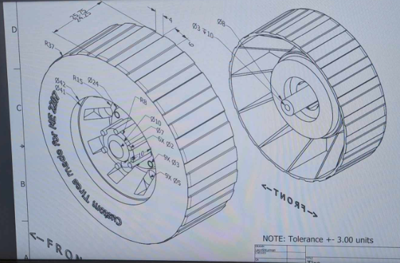 I need someone to make this part on Solidworks and | Chegg.com