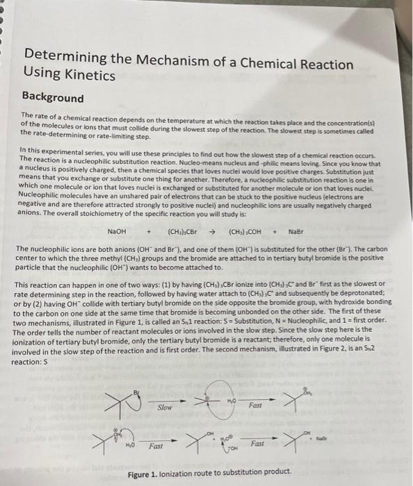 Solved Background The rate of a chemical reaction depends on | Chegg.com