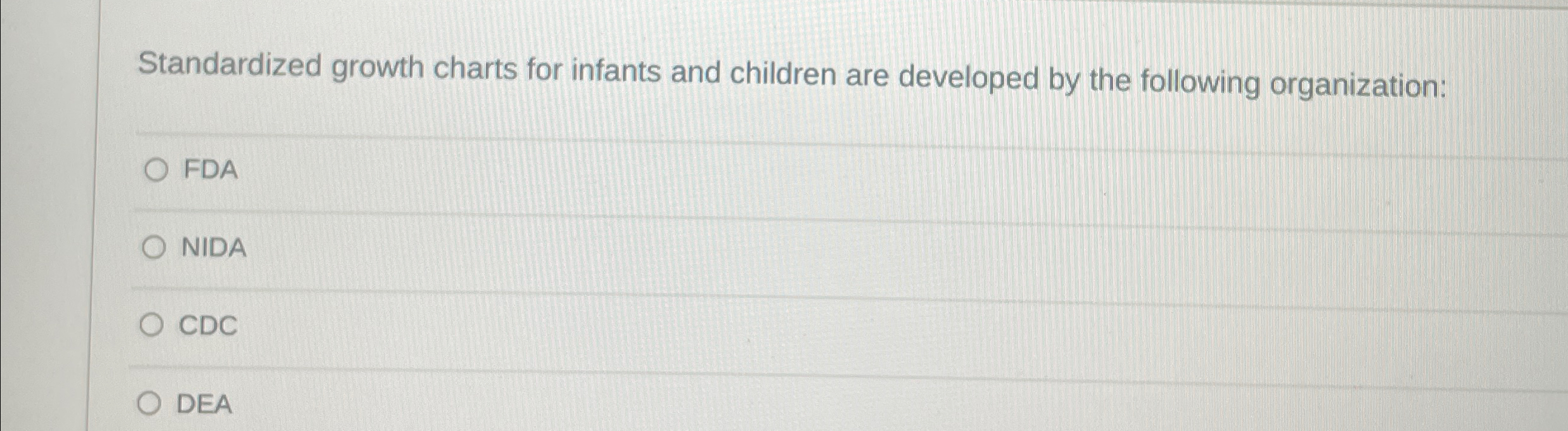 Solved Standardized growth charts for infants and children | Chegg.com