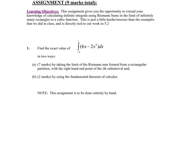 Solved Assignment 9 Marks Total Learning Objectives This 8822