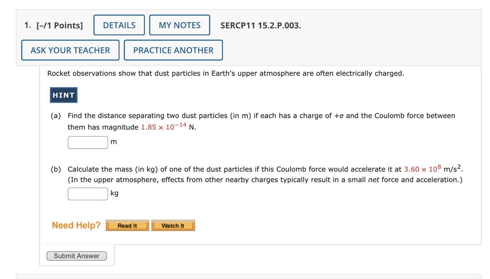 Solved Rocket observations show that dust particles in | Chegg.com