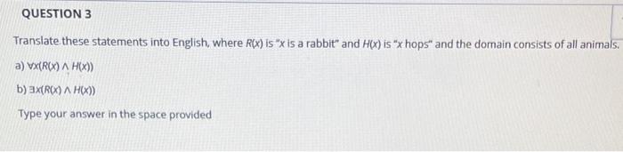 Solved Express the given statement using quantifiers. Then | Chegg.com