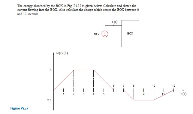 Solved Five coulombs of charge pass through the element in | Chegg.com