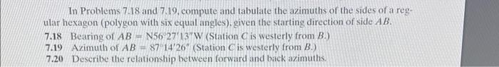 In Problems 7.18 and 7.19, compute and tabulate the | Chegg.com