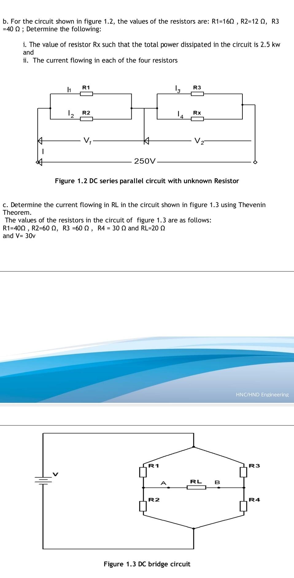 Solved a. The circuit shown in figure 1.1 has the following | Chegg.com