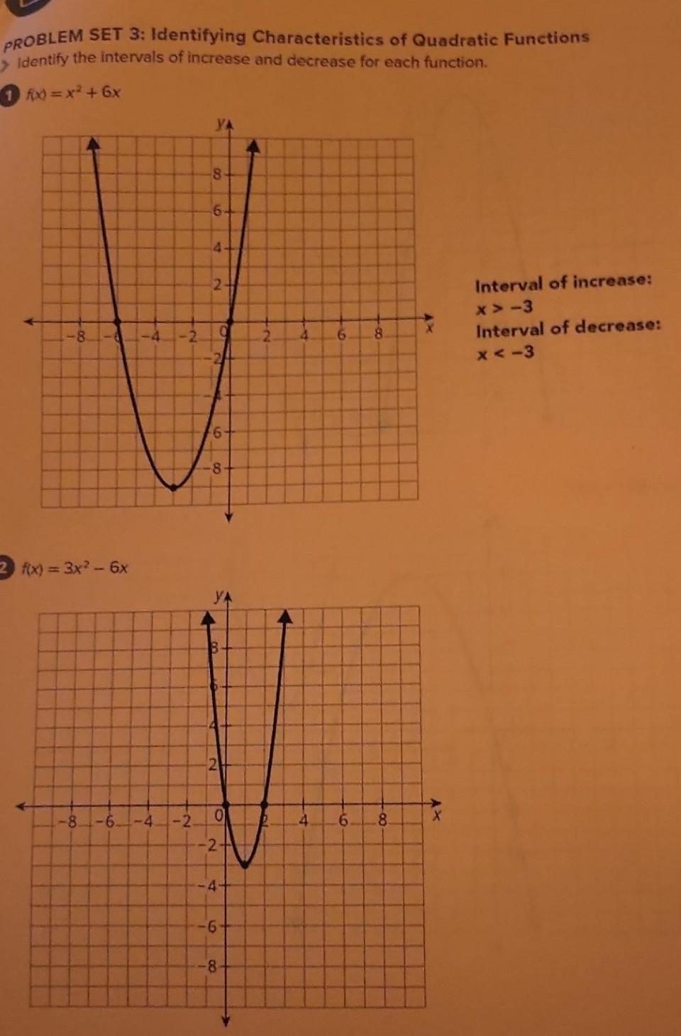 Solved PROBLEM SET 3: Identifying Characteristics of | Chegg.com