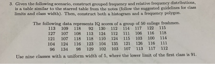 Solved 3. Given the following scenario, construct grouped | Chegg.com