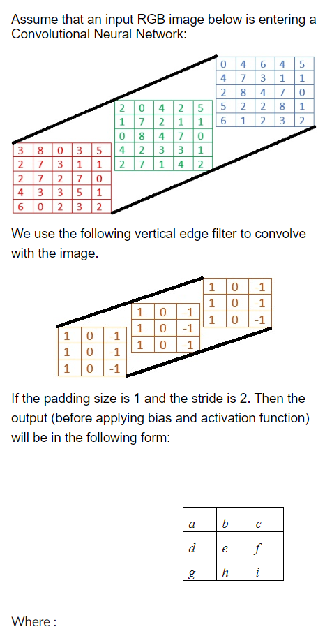 Solved We use the following vertical edge filter to | Chegg.com