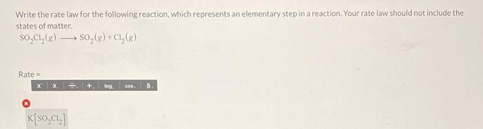 Solved An elementary step is defined as a chemical collision | Chegg.com