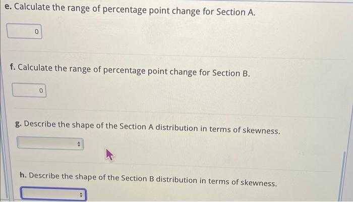 Percentage point change between midterm and final | Chegg.com