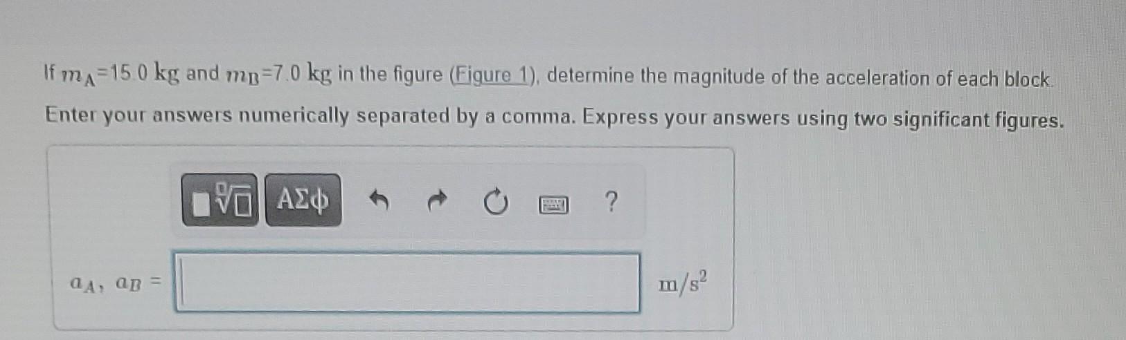 Solved Mass mA rests on a smooth horizontal surface, mB | Chegg.com