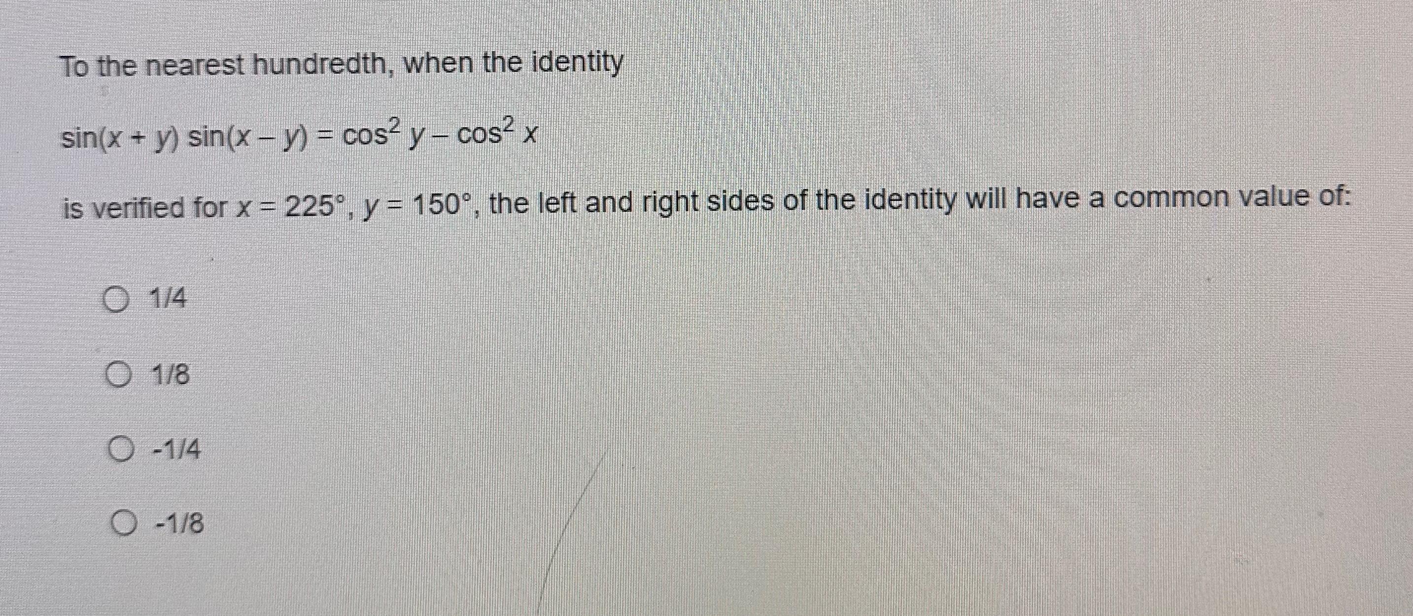 Solved To the nearest hundredth, when the | Chegg.com