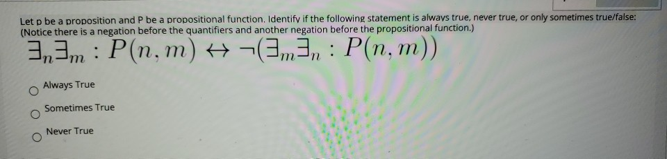 Solved Let p be a proposition and P be a propositional | Chegg.com