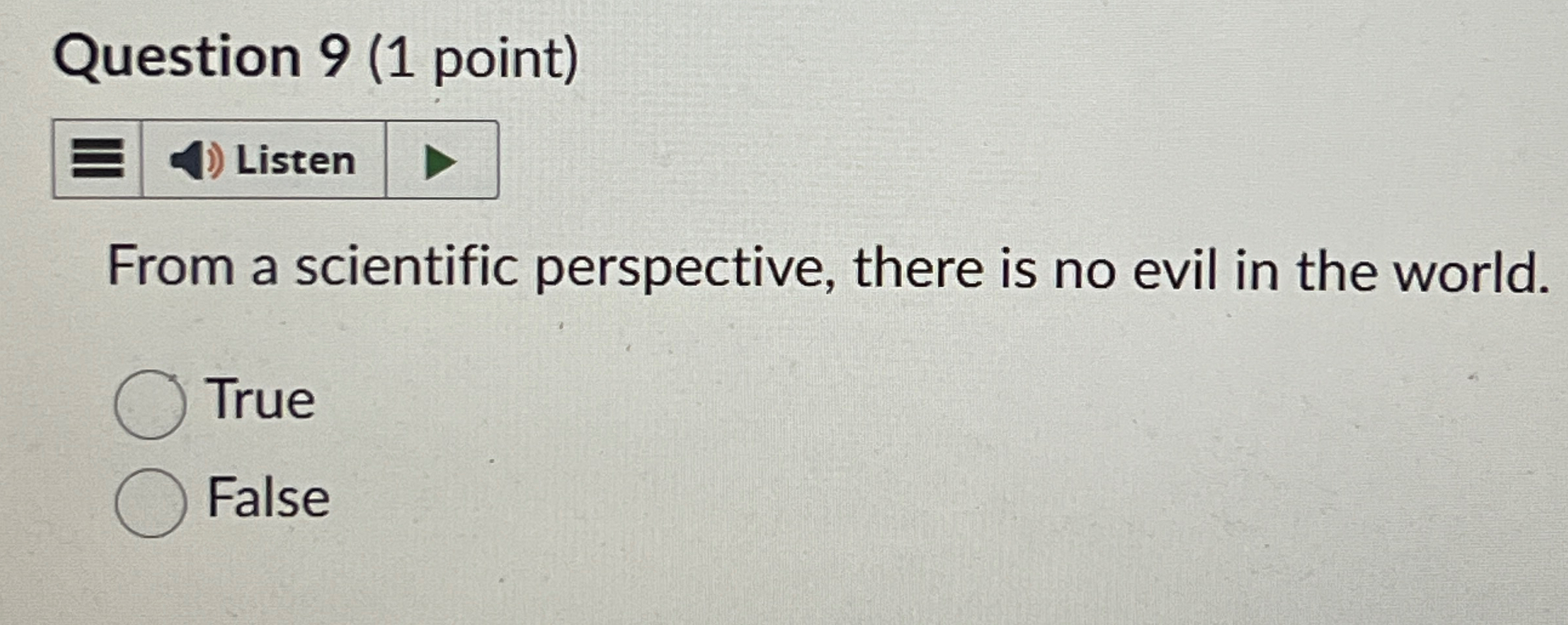 Solved Question 9 (1 ﻿point)ListenFrom a scientific | Chegg.com