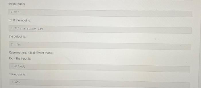 Solved Write a program whose input is a string which | Chegg.com